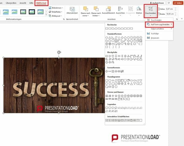 PowerPoint-Bild zuschneiden & Bildausschnitte hervorheben!