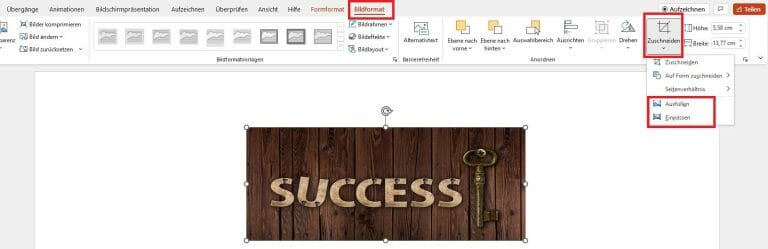 PowerPoint-Bild zuschneiden & Bildausschnitte hervorheben!