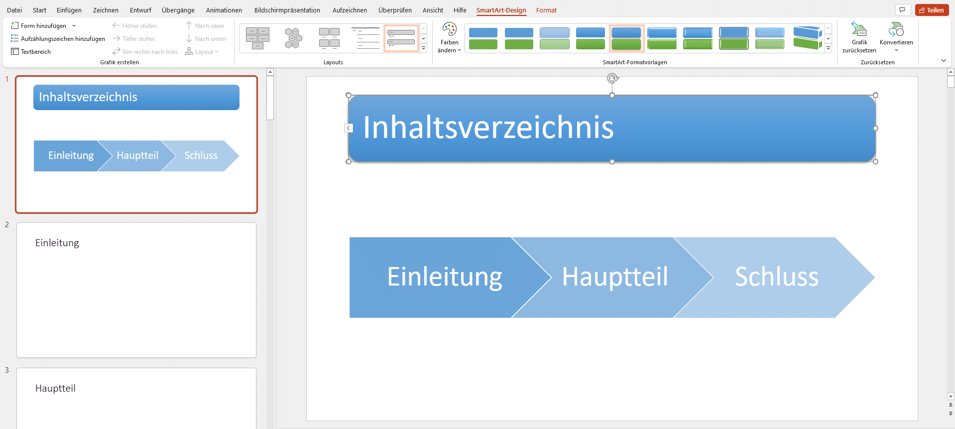 PowerPoint-Inhaltsverzeichnisse erstellen – So geht’s!