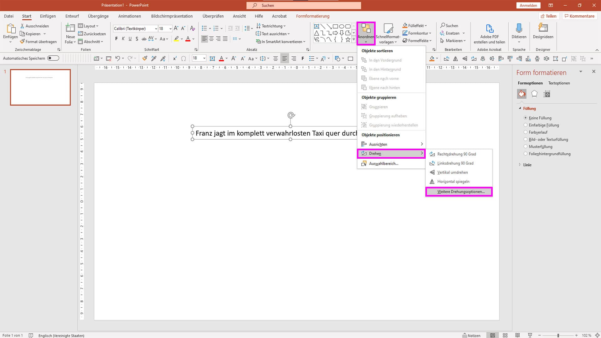 Profitipp: PowerPoint Bild spiegeln